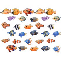 Big Dot of Happiness Let's Go Fishing - DIY Shaped Fish Themed Birthday ...