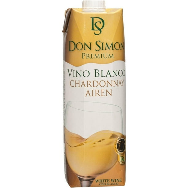 Pack de 2 Vino Blanco Don Simon Premium Charonnay Airen 1 L 1 | Walmart ...