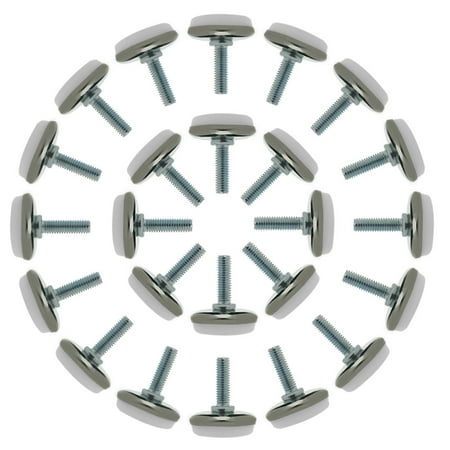 M6 x 20 x 30 Leveling Feet Protector Floor Round Base Leveler for Desk ...