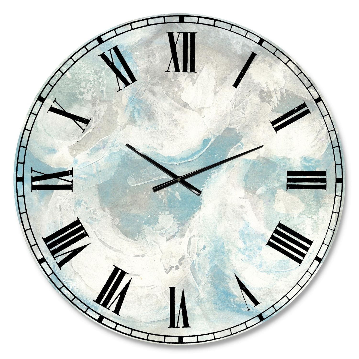 Click here for Designart pale Blue Shade Iv Coastal Wall Clock prices