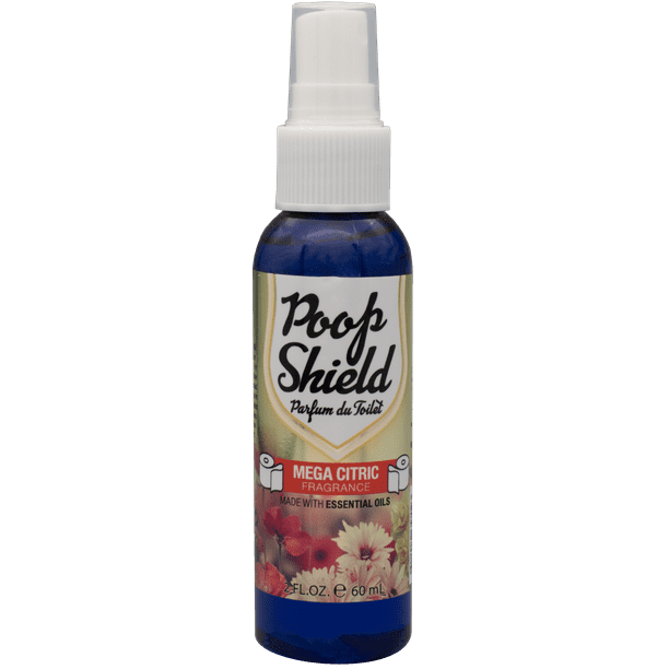 Poo Shield Toilet Spray 2 FL. OZ. Mega Citric Fragrance - Walmart.com