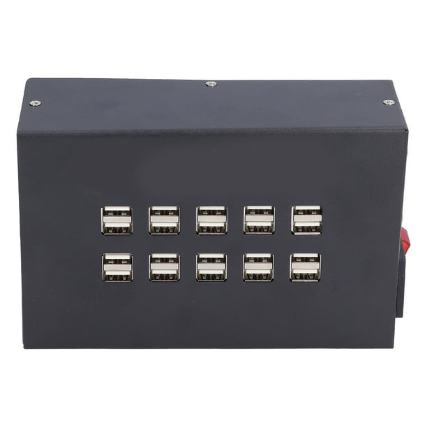 Eje de carga multipuerto, cargador USB Eficiencia óptima de carga del cargador USB del eje de 20 ...