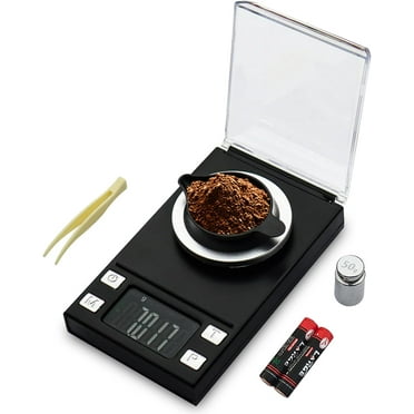 Smart Weigh High-Precision Milligram Digital Scale, 50 x 0.01g, Black ...