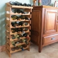 28 Bottle Dakota Wine Rack Light Oak - Walmart.com