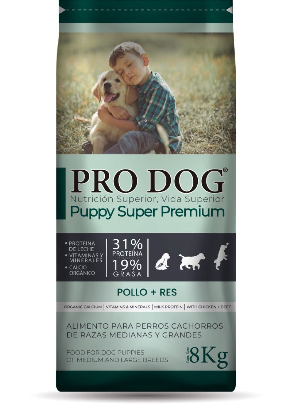 Alimento para perro, PRO DOG, Puppy Super Premium, 8 kg PRO DOG ...