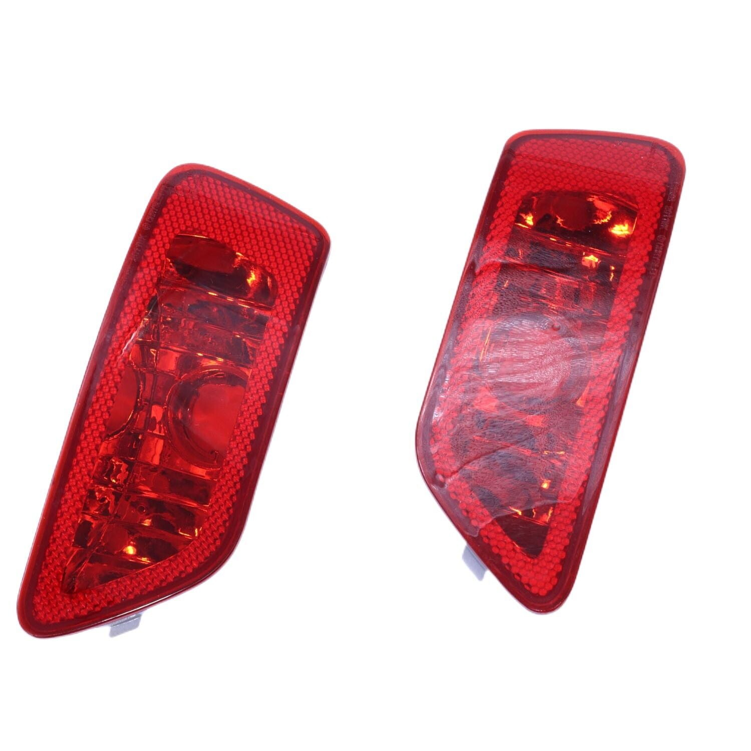 2x Red LED Rear Bumper Fog Tail Brake Lights for Jeep Grand Cherokee ...