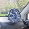 Tibvox Quiet Brushless Car Fan Portable Air Circulators Fan For Vehicle ...