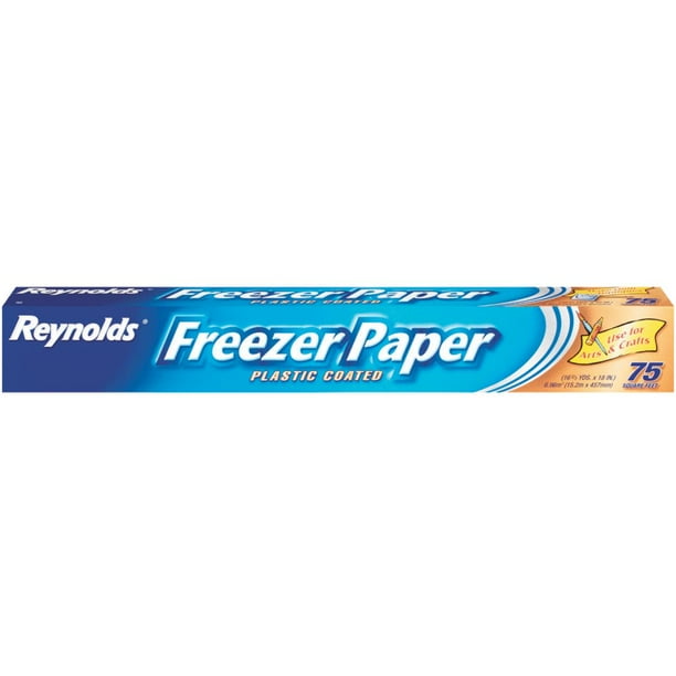 Reynolds Plastic Coated Freezer Paper, 75 Sq Ft, 1 Ct - Walmart.com ...