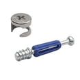 100Pcs Eccentric Wheel Cabinet Lock Nut With Screws for Secure ...