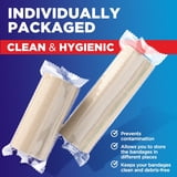 Mighty-X Elastic Bandage Wrap, 6pk 2x2 3x3 4x4 inches, Self-Closing ...