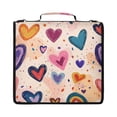 DIXRUYEE Zipper Binder File Keeper Documents Organized-Hand-drawn ...