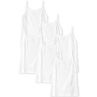 Hanes Girls Tanks, 3 Pack Cami Tanks With Shelf Bra Value Pack Sizes 6 ...