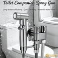 1-In-2-Handheld Out Dual Control Valve Bidet Sprayer for Toilet, Bidet ...