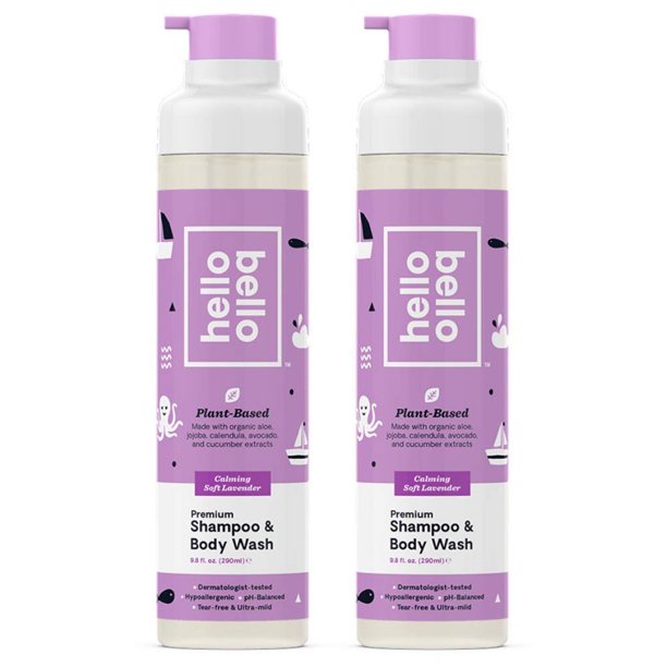 2 X Hello Bello Shampoo & Body Wash 10 Fl. Oz. each (Total 20 Oz ...