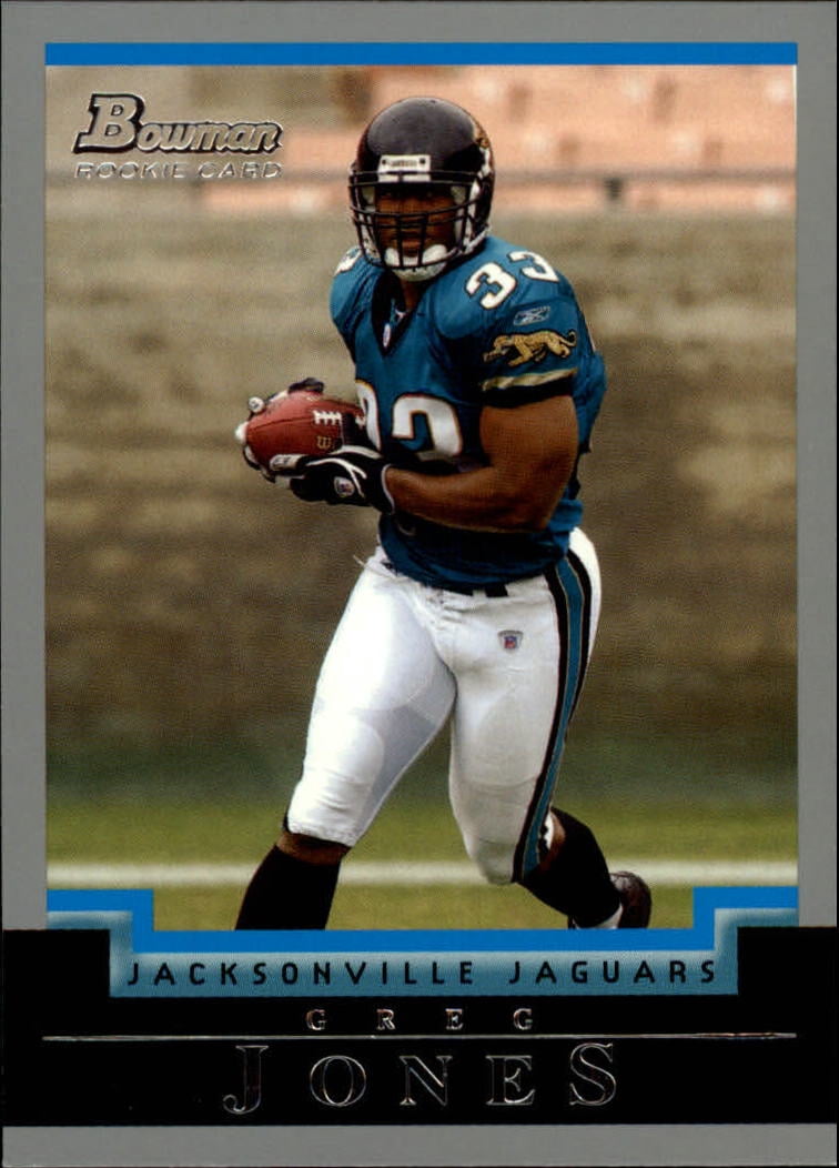 2004 Bowman #175 Greg Jones RC NFL Football Trading Card - Walmart.com