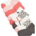 Luvable Friends Baby Girl Newborn and Baby Terry Socks, Leopard, 0-6 ...