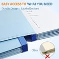 Important Document & Household Organizer Binder for Papers, Passports ...