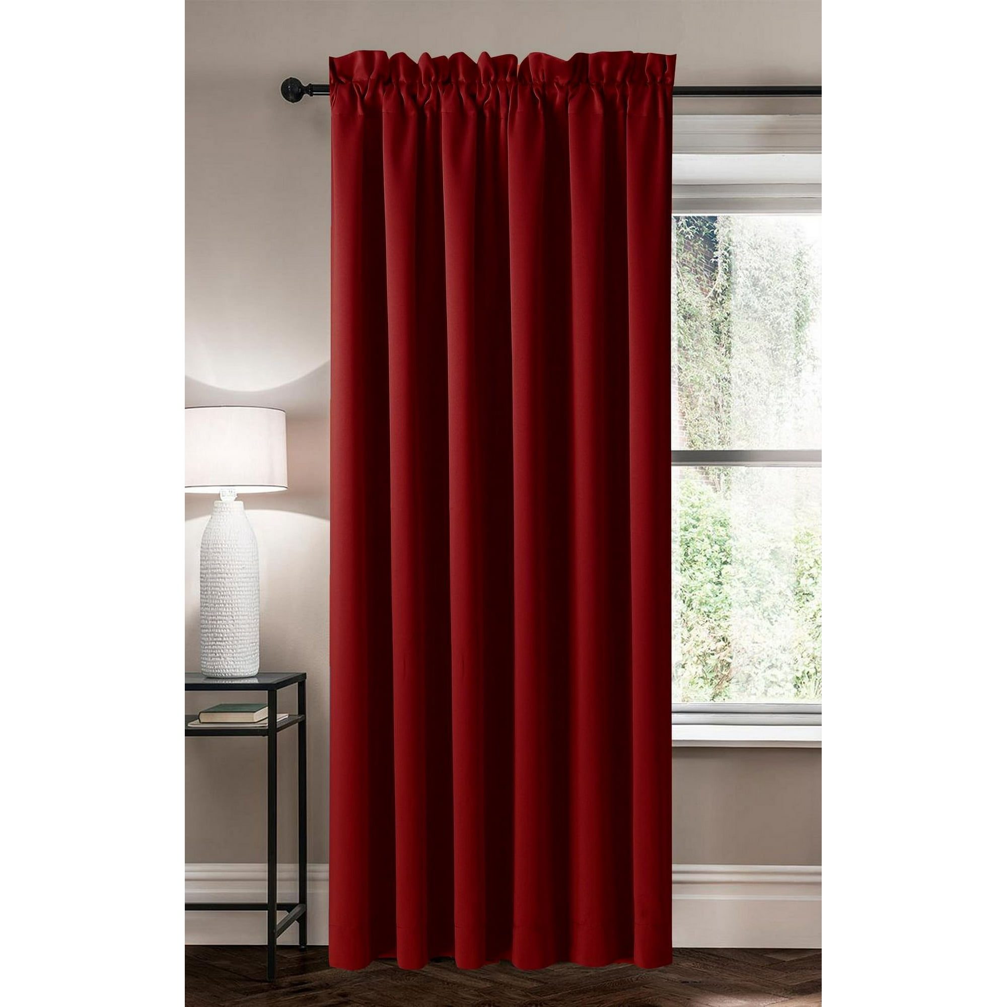 Click here for Swift Home 1 Piece Room Darkening Rod Pocket Curta... prices