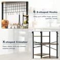 Hommoo 7 Tiers Multipurpose Kitchen Storage Rack, Baker’s Rack for ...