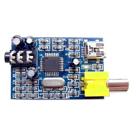 42.8mm x 28.5mm PCM2707 USB DAC Sound interface Sound module USB Module ...