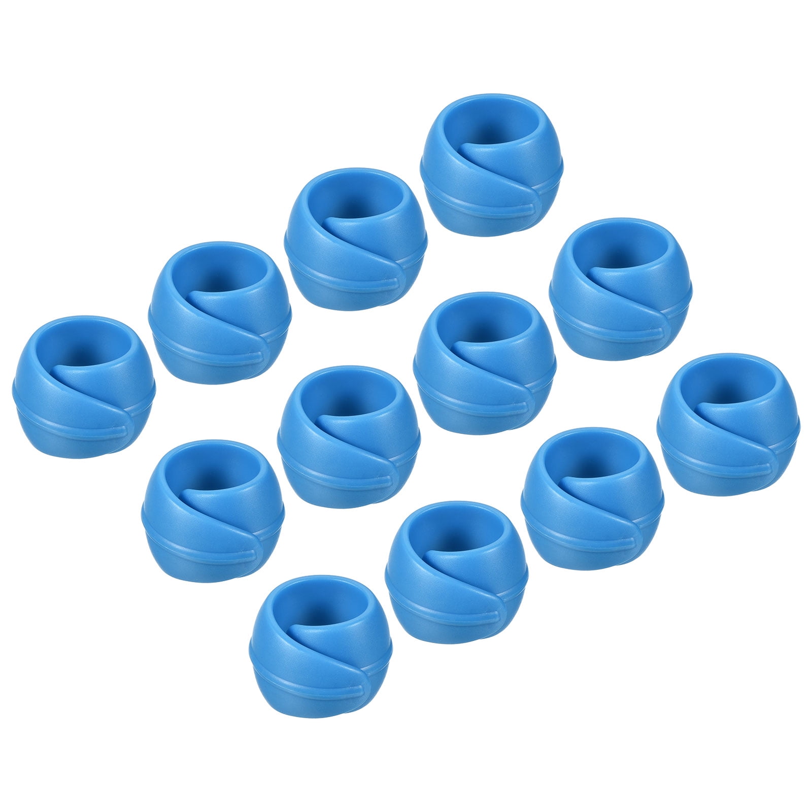Uxcell Spools Tails Ends Organizers Thread Spool Savers, Blue 24 Pack ...