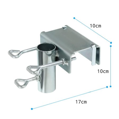 Parasol Holder For Rectangular Railings, Adjustable Umbrella Stand ...