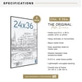 MCS, Poster Frame, 24x36, Black Lightweight Wall Hanging 2-Pack ...