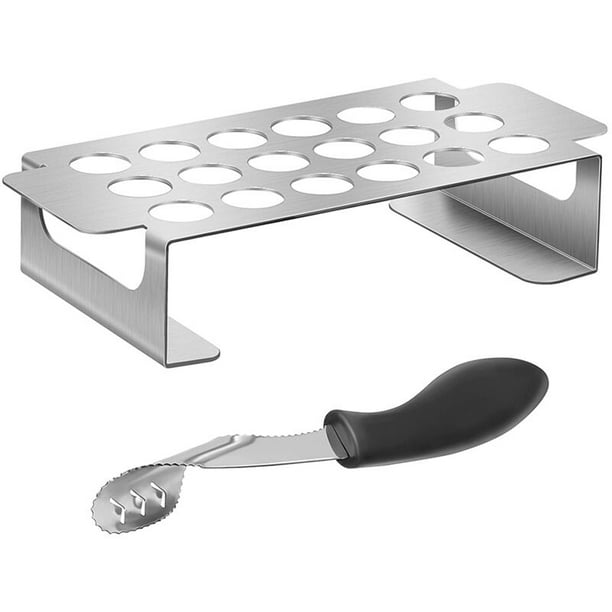 Nueva herramienta para descorazonar chiles jalapeños con 18 orificios ...