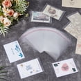 300Pcs OPP Cellophane Bags Rectangle Clear 14x8cm Unilateral Thickness ...