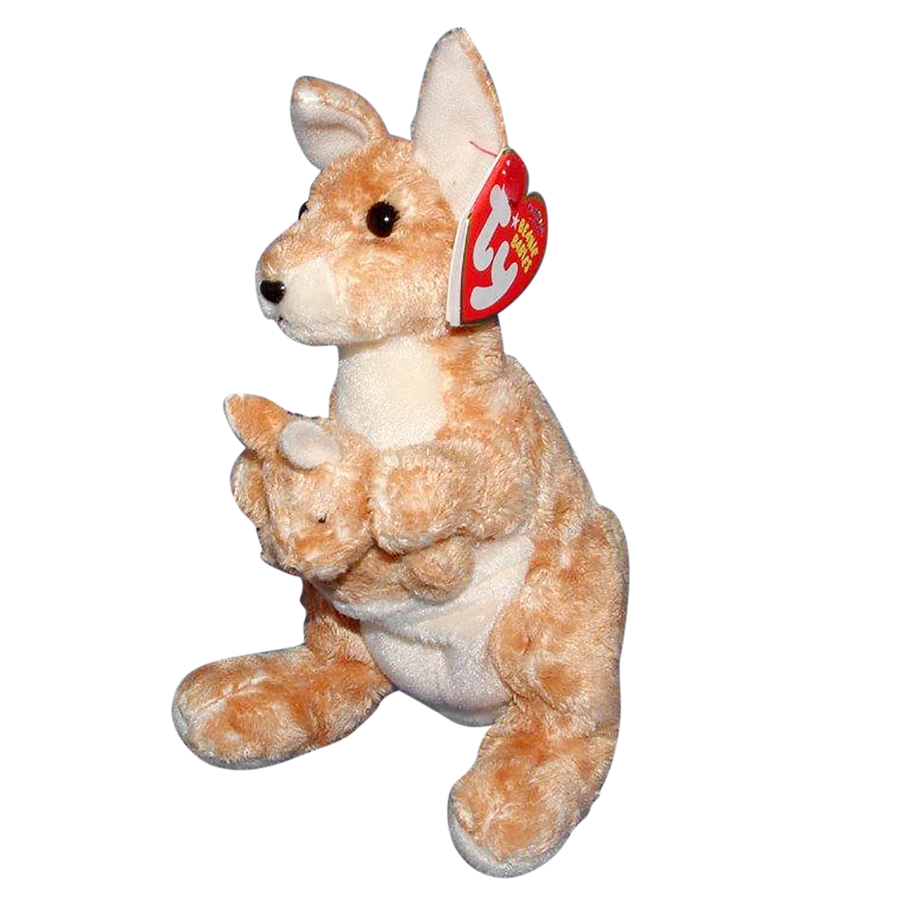 Ty Beanie Baby: Ricochet the Kangaroo | Stuffed Animal | MWMT - Walmart.com