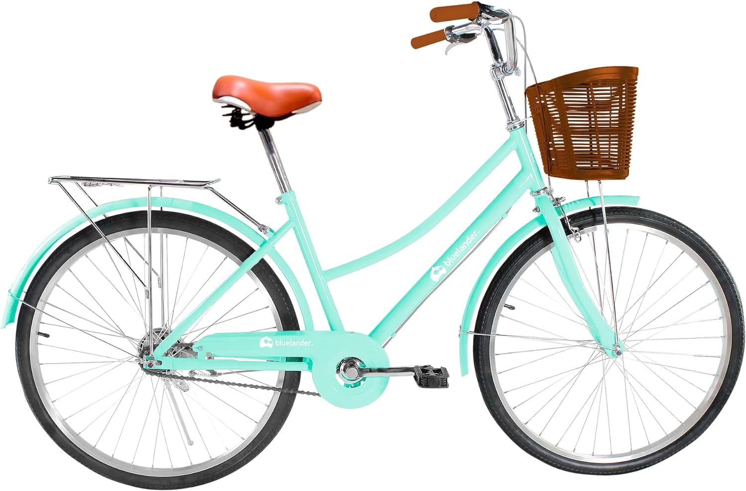 Bicicleta Urbana Bluelander Rodada 29 Diseño Clásico Vintage Turquesa ...
