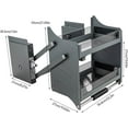 2-Tier Pull-Down Shelf, 24 Inch Heavy Duty Pull-Out Cabinet Shelf Drop ...