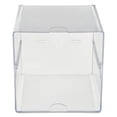 Deflecto Stackable Cube Organizer, 6 X 6 X 6, Clear - Walmart.com