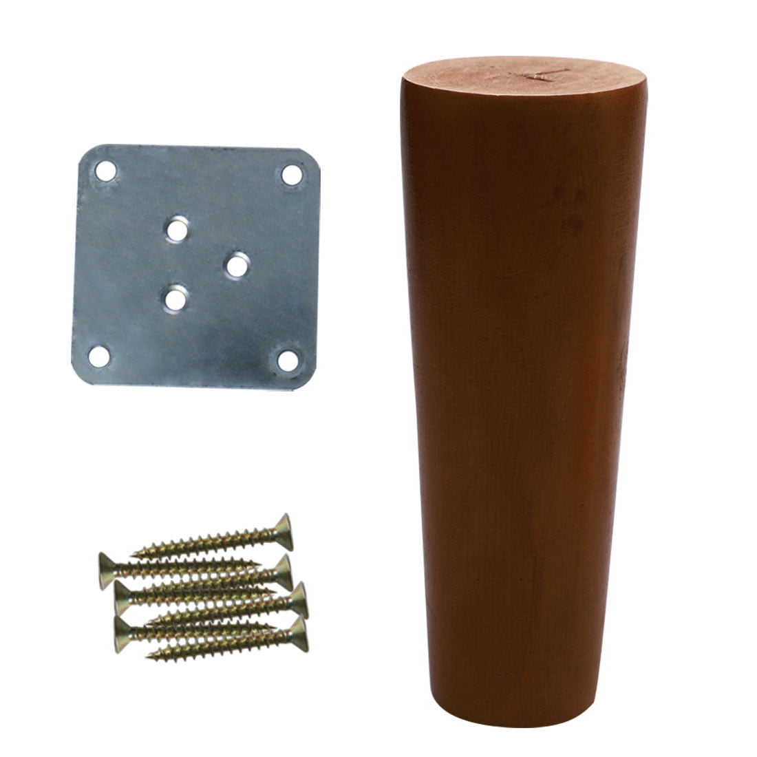 6" Wood Furniture Leg Chair Table Sofa Feet Round Leg Replacement 1pcs ...