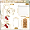 Austok 24Pcs Cherry Decor Keychain Party Favor Aesthetic Realistic ...
