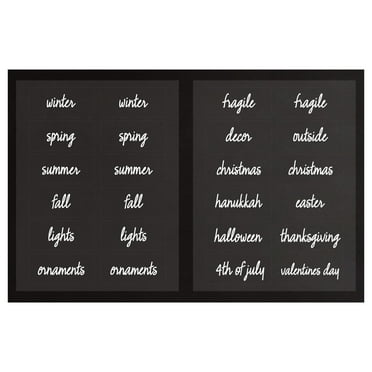 The Home Edit Clear Multipurpose Labels Pack of 24 for Organization ...