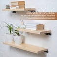 4 Pack Shelf Bracket 3.5" Long, Wall Mounted L Shape Floating Shelf ...