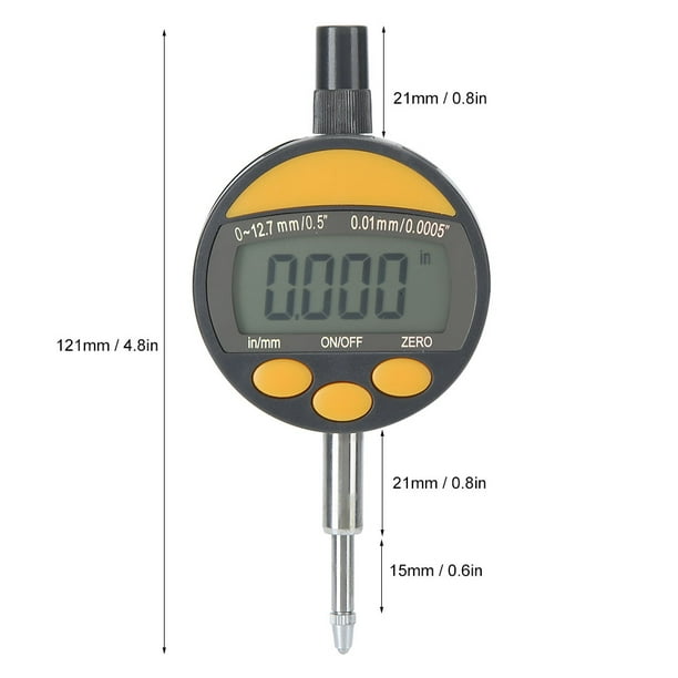 Digital Indicator, Electronic Three Large Function Buttons Dial ...