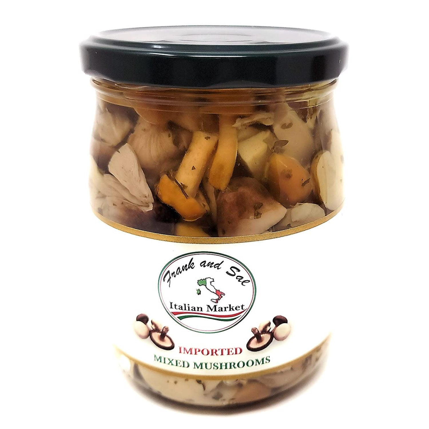 Frank and Sal Mixed Marinated Mushrooms Imported from Italy - 2 Glass ...