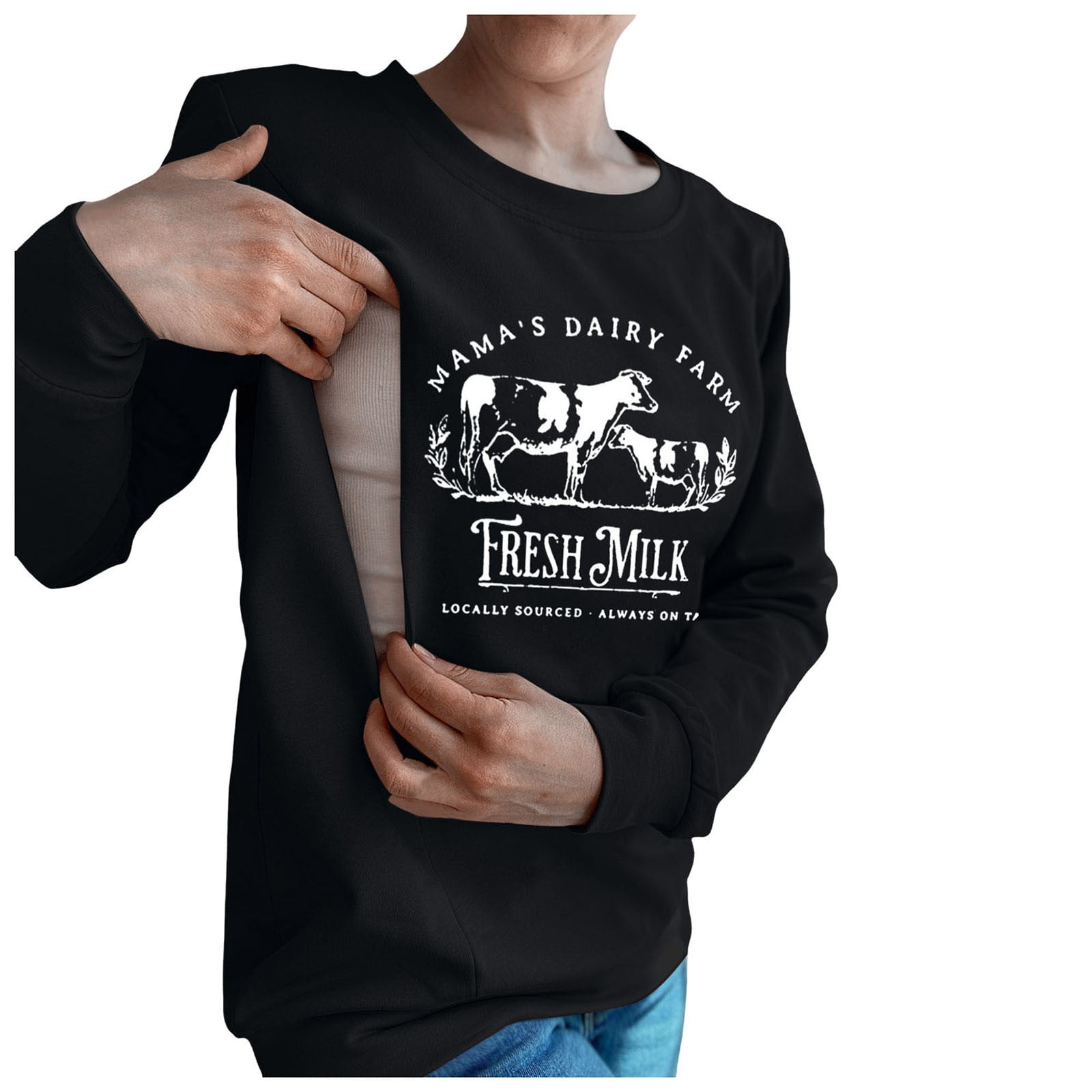 Click here for Icvfdpl Maternity Shirts For Women Nursing Sweatsh... prices