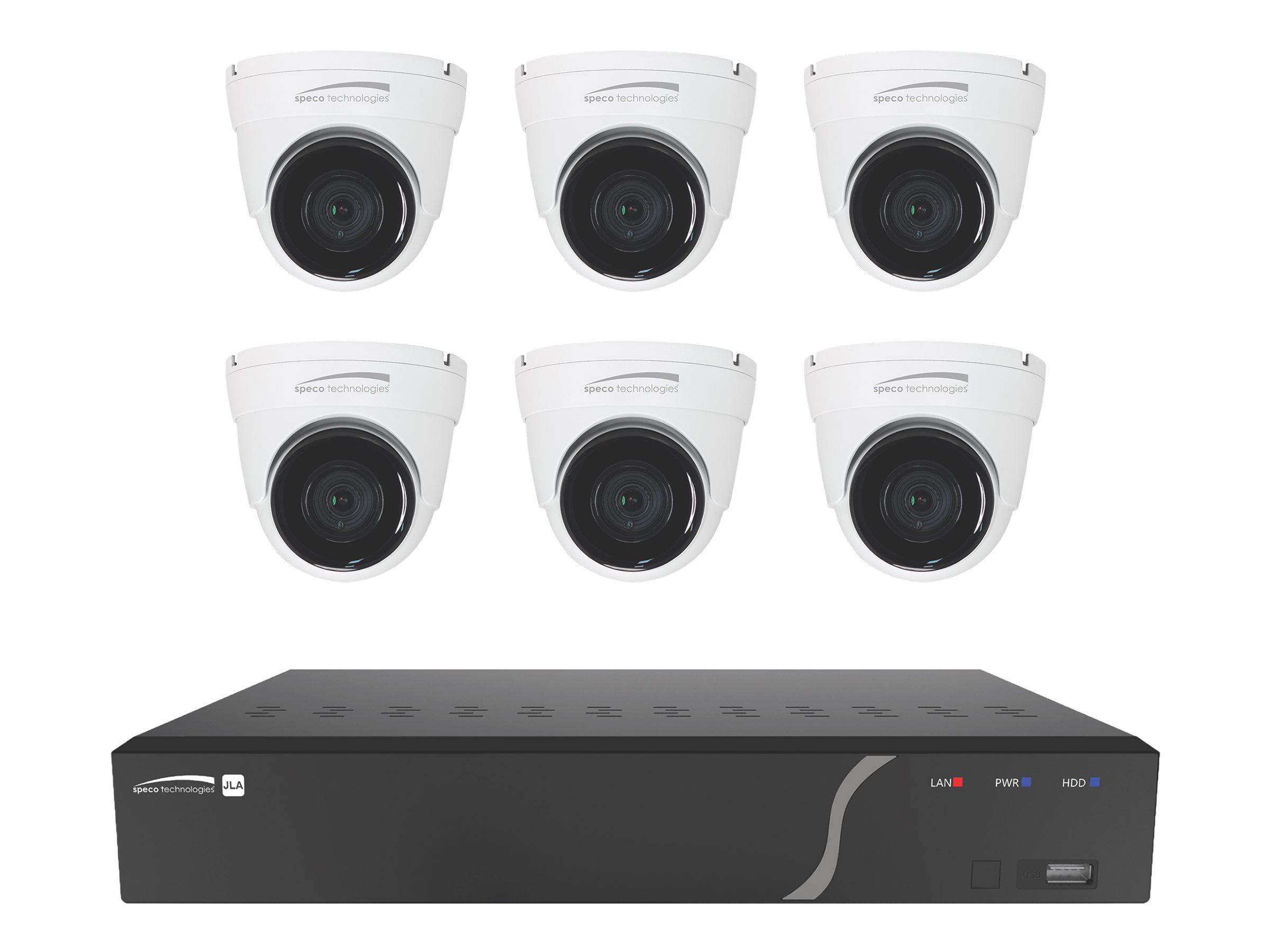 Speco ZIPK8T2 - NVR + camera(s) - AC powered - 8 channels - 1 x 2 TB ...