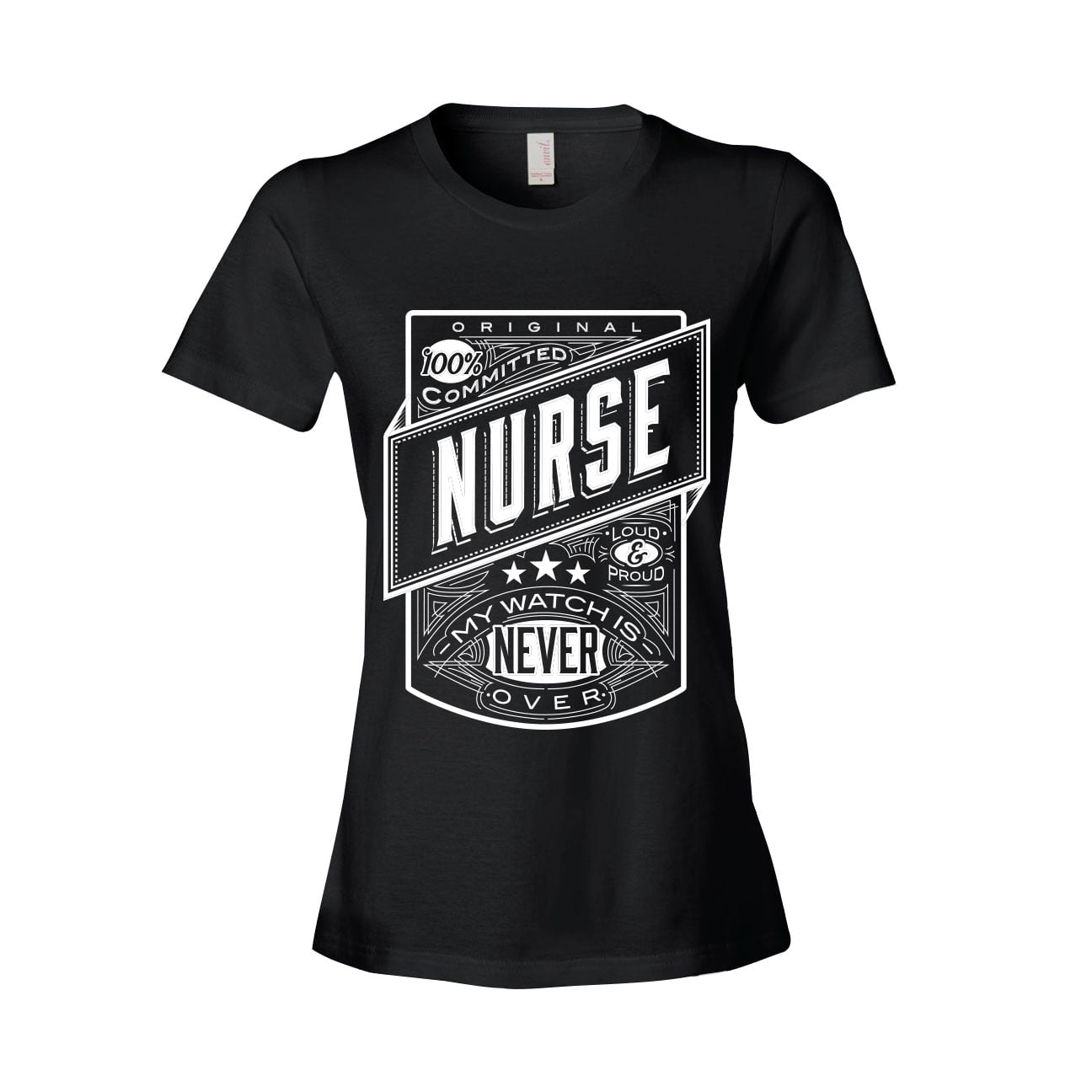 Feisty and Fabulous Gift for Nurse, Committed Nurse Shirt, Women's ...