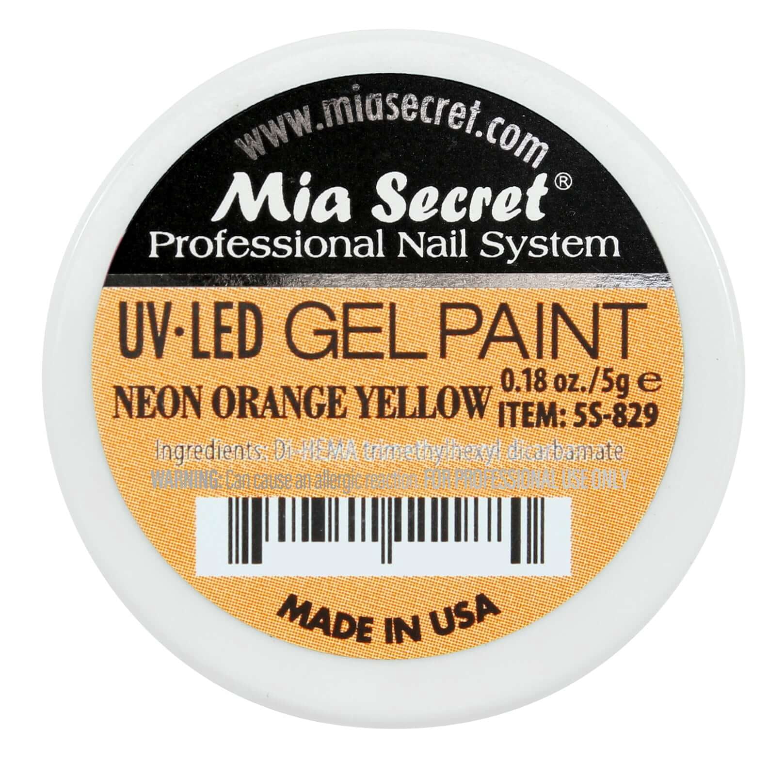 Gel Paint Neon Orange Yellow - Walmart.com