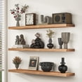 Floating Shelves for Wall, Live Edge 40"W x 9.3"D x 1.5"H Wood Floating ...