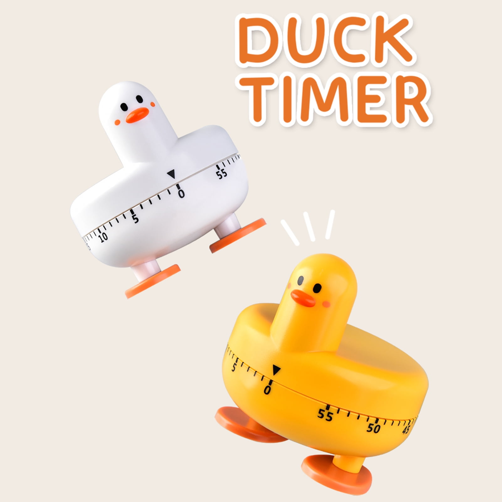 Temporizador mecánico de cocina para estudiantes, miniapariencia de ...