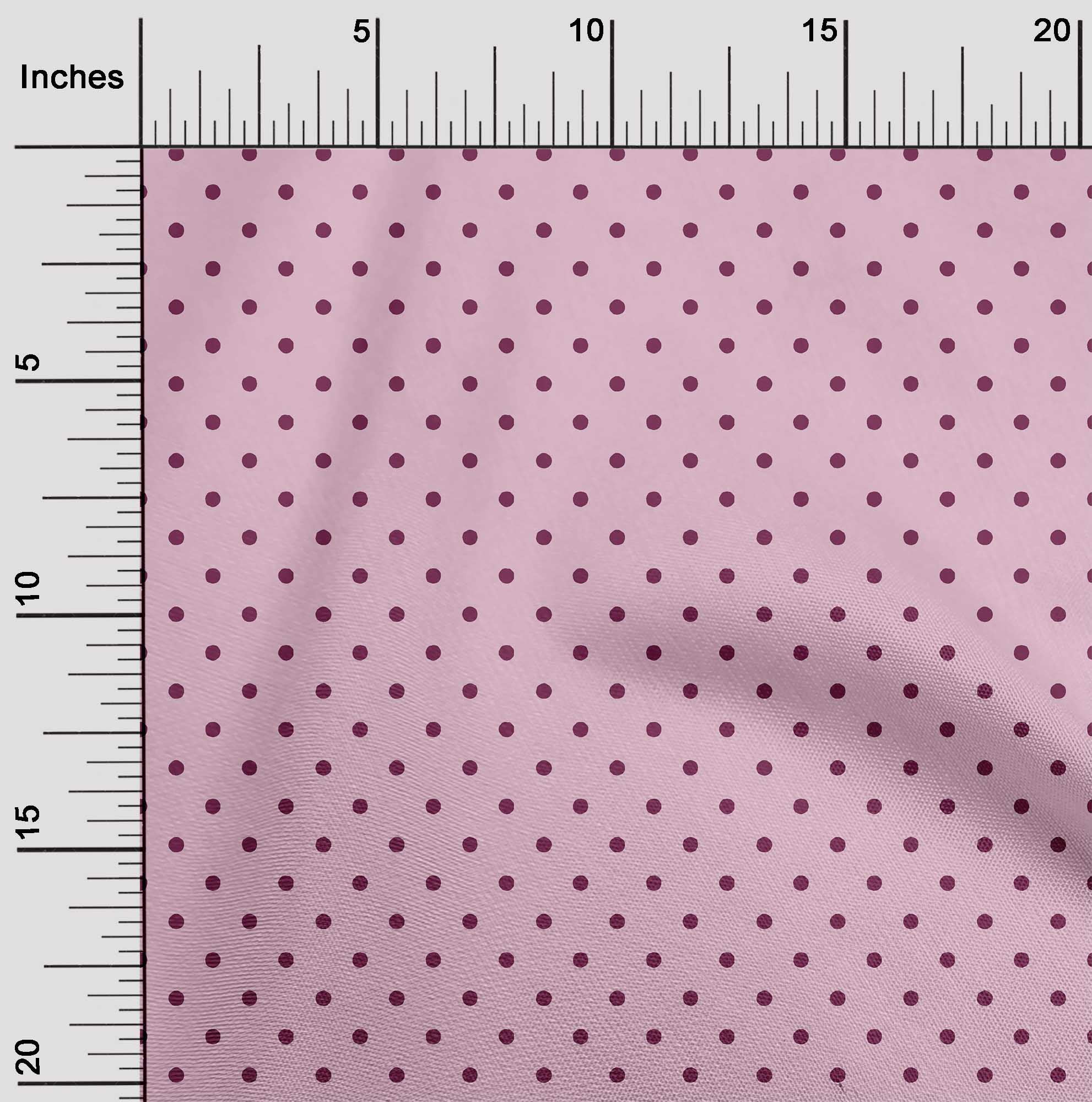 oneOone Organic Cotton Voile Fabric Polka Dots Print Fabric By Yard 42 ...