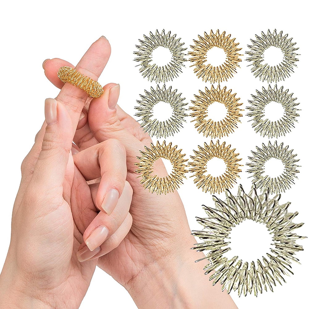 Click here for Unbranded Lubelski 10pcs Spiky Massage Finger Ring... prices