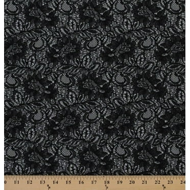 Wovenstretch Matte Satin Polyester Blend Black Satin Fabric By the Yard ...