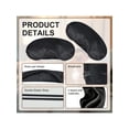 5-Pack Black Sleep Masks with Nose Pad & Elastic Strap – 3D Contour Eye ...