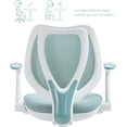 Cute Kids Desk Chair - Blue Computer Chair with Adjustable Armrests and ...